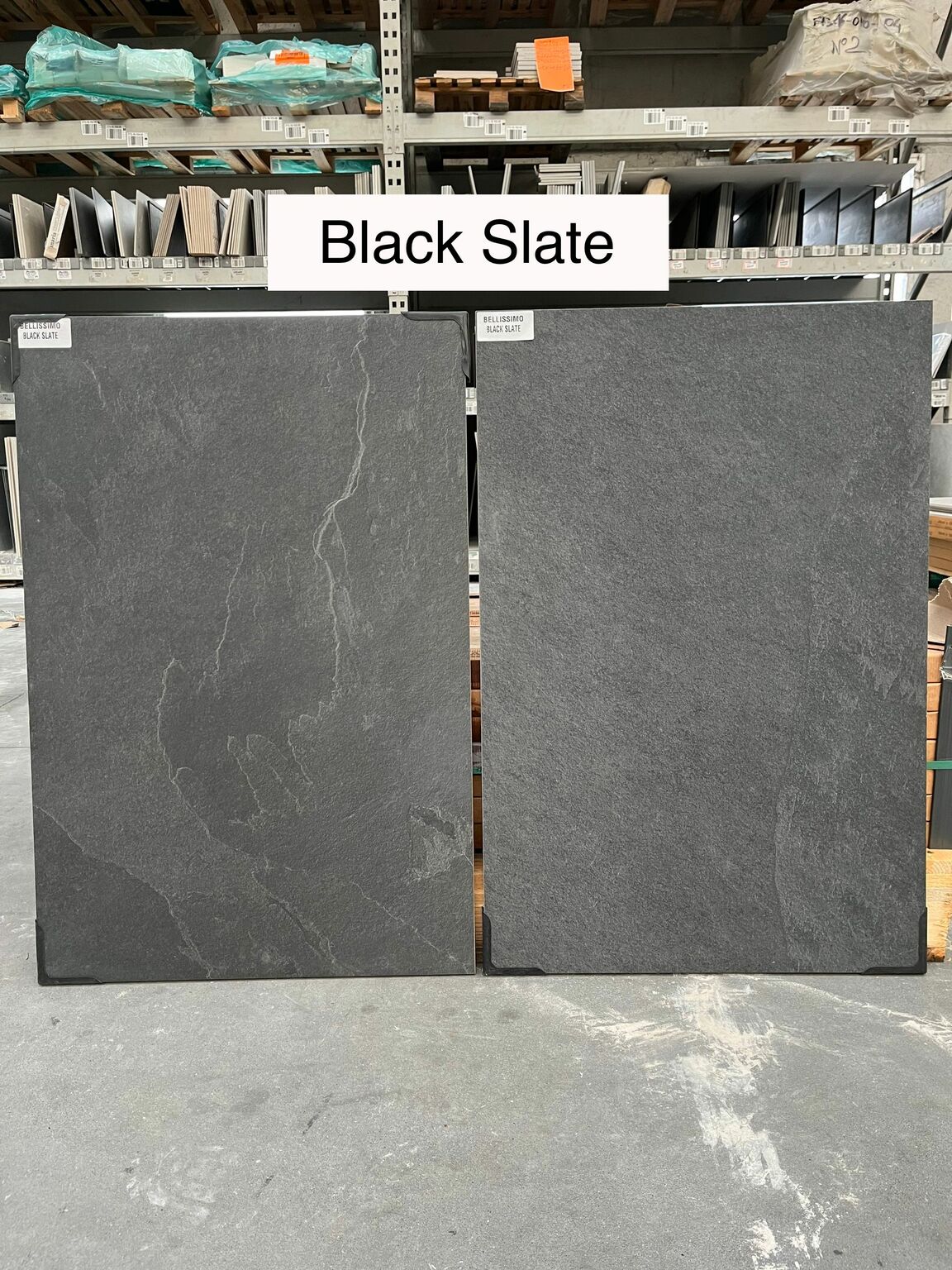 Black Slate Porcelain Paving - Slemish Landscape Centre