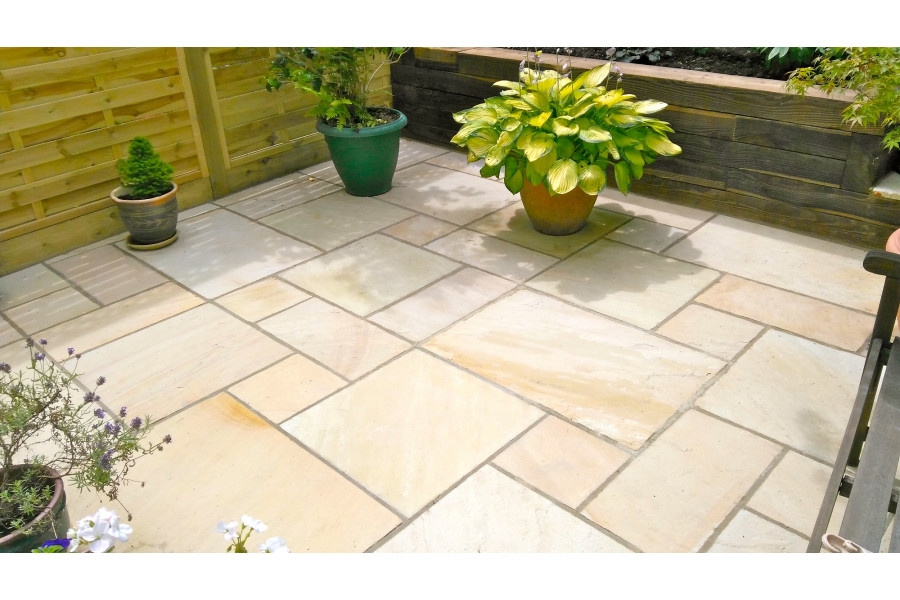 Mint Sandstone Paving - Slemish Landscape Centre